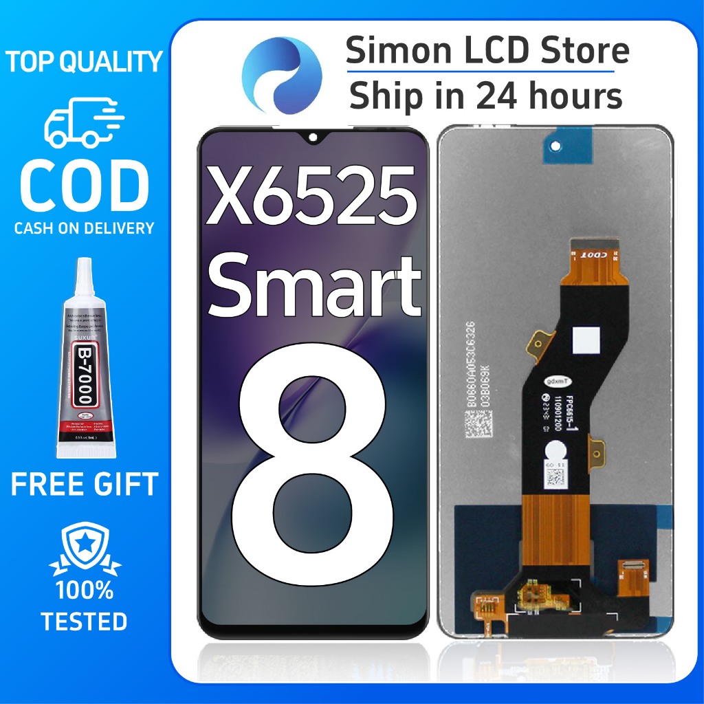 【Tested】LCD For INFINIX X6525 / SMART 8 / INFINIX HOT 40i set full ...