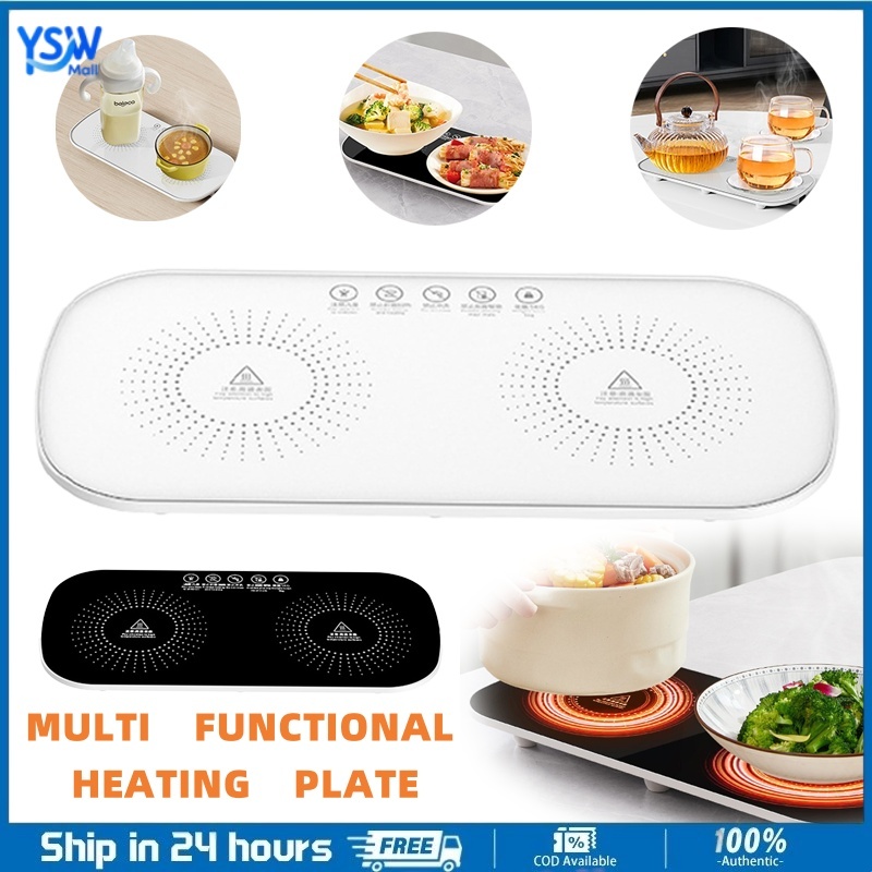 Electrically Heated Dinner Plate Adjustable Temperature Warming Tray ...