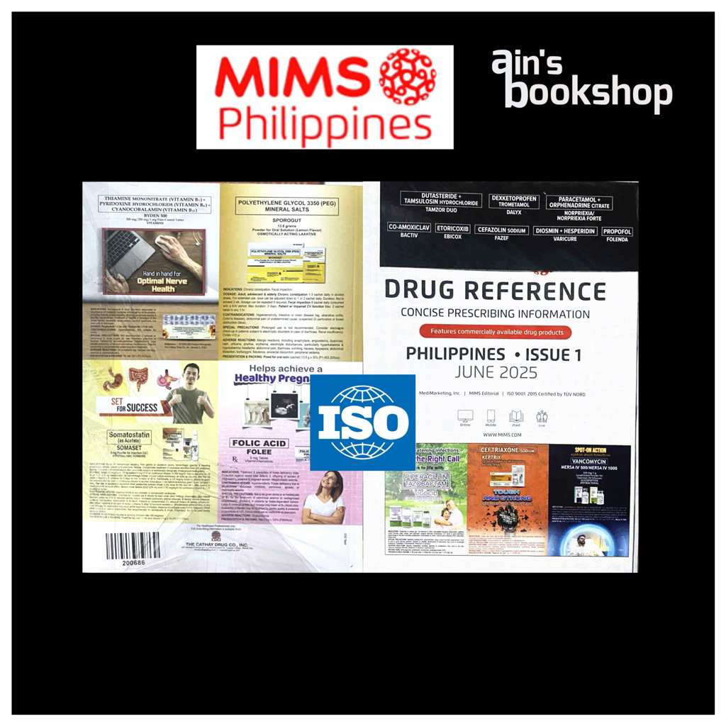 (LATEST) (AUTHENTIC 100%) MIMS Drug Reference JUNE 2025 Issue 1 Concise ...