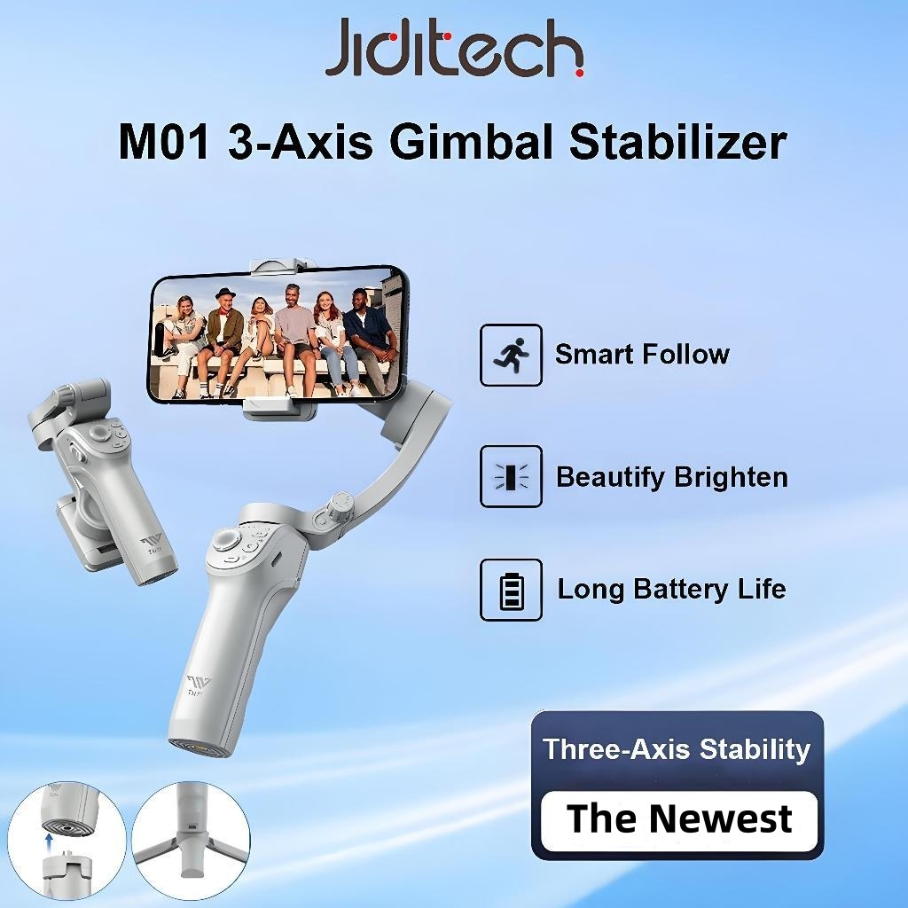 Jiditech M01 Smartphone 3-Axis Gimbal Stabilizer Phone Handheld with ...