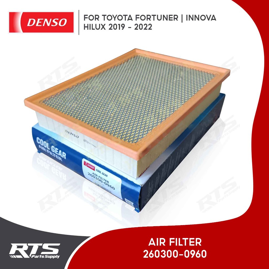 Denso Air Filter for Toyota Fortuner, Innova, Hilux 2019 - 2022 260300 ...