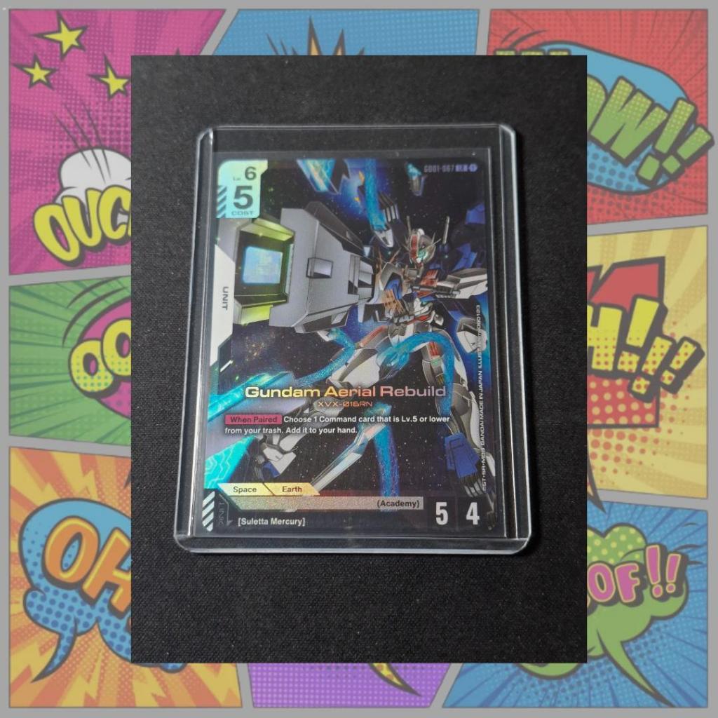 English Gundam Card Game [GD01] | GD01-067 Gundam Aerial Rebuild LR | Shopee Philippines