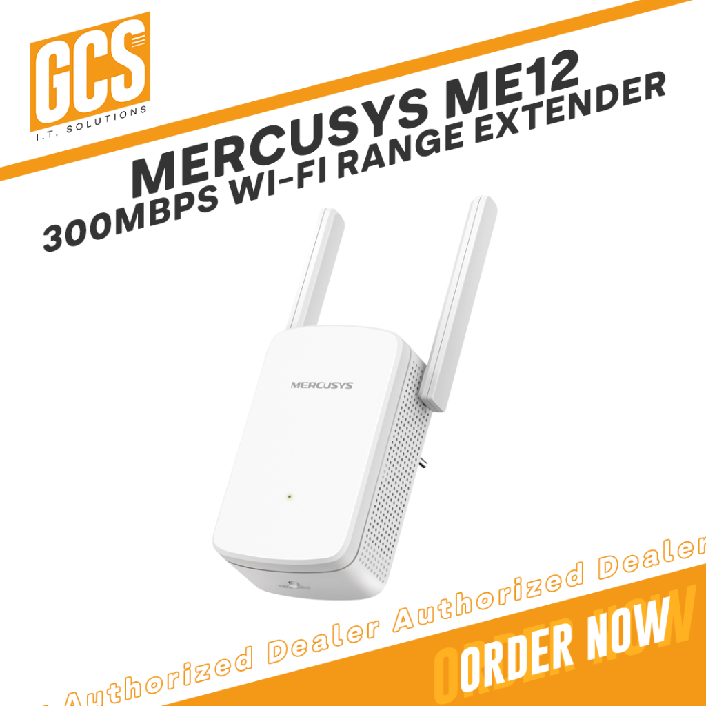 Mercusys ME12 300 Mbps Wireless N Wi-Fi Range Extender | Shopee Philippines