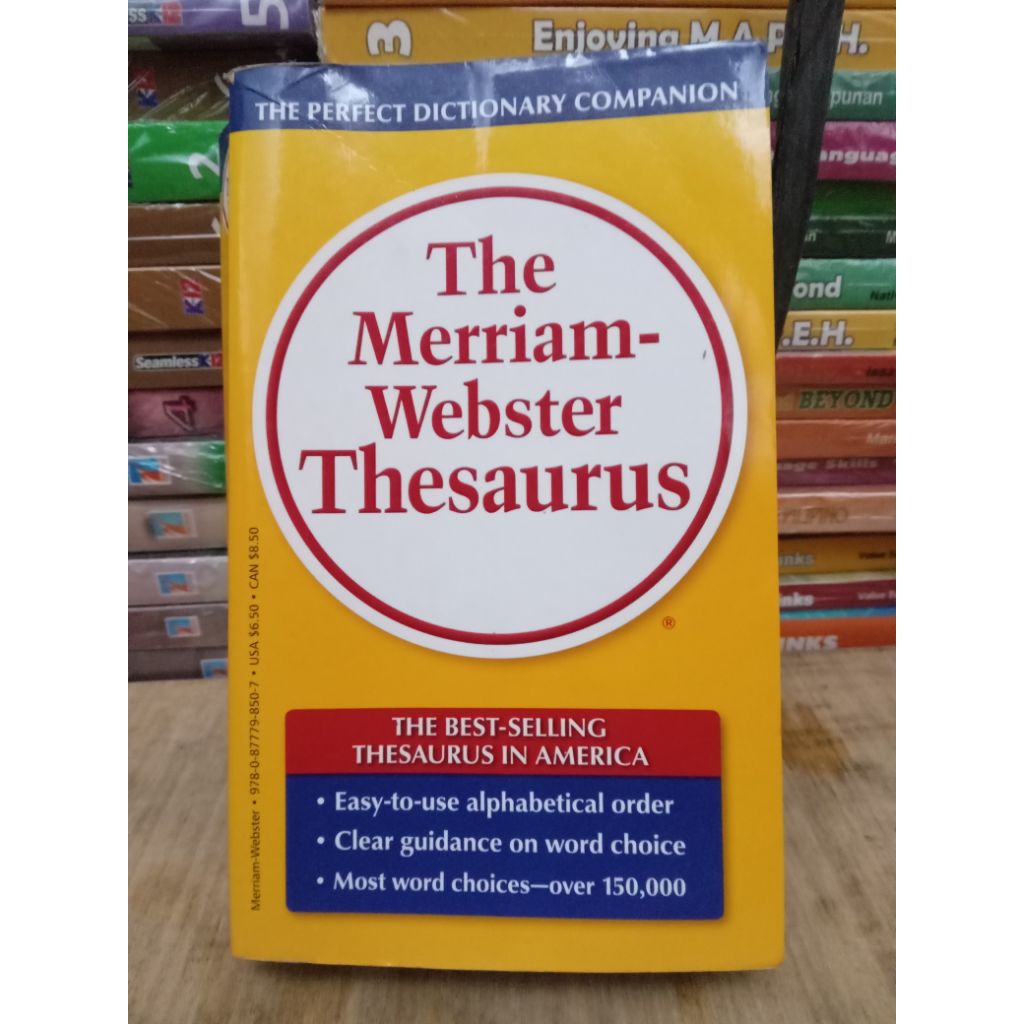 THE MERRIAM WEBSTER THESAURUS (USED) | Shopee Philippines