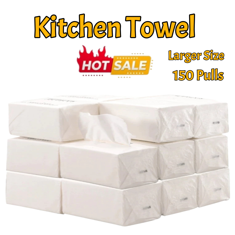 Kitchen Towel or Interfolded Paper Towel - 3Ply Premium Mix [160 Pulls ...