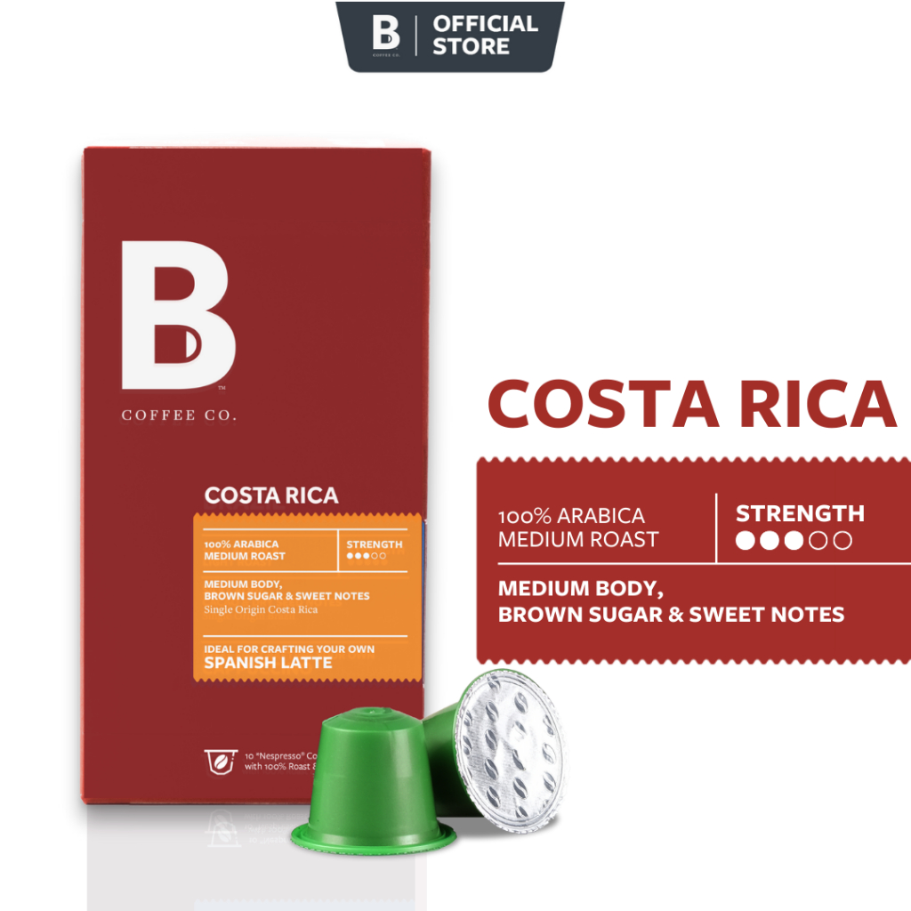 B Coffee Co. Costa Rica Spanish Latte Coffee Capsules 10 Pack | Shopee ...