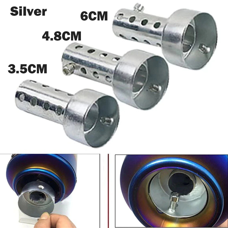 42mm/45mm/48mm Silencer Motorcycle Exhaust Muffler Tip Sound Adjustable ...