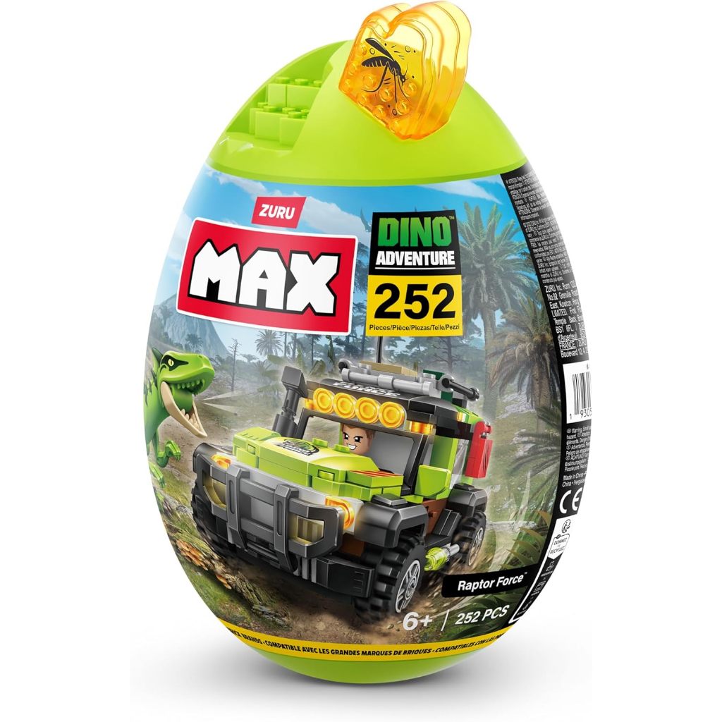 ZURU MAX Build Dino Adventure Series 1 Egg Capsule (252pcs.) | Shopee ...