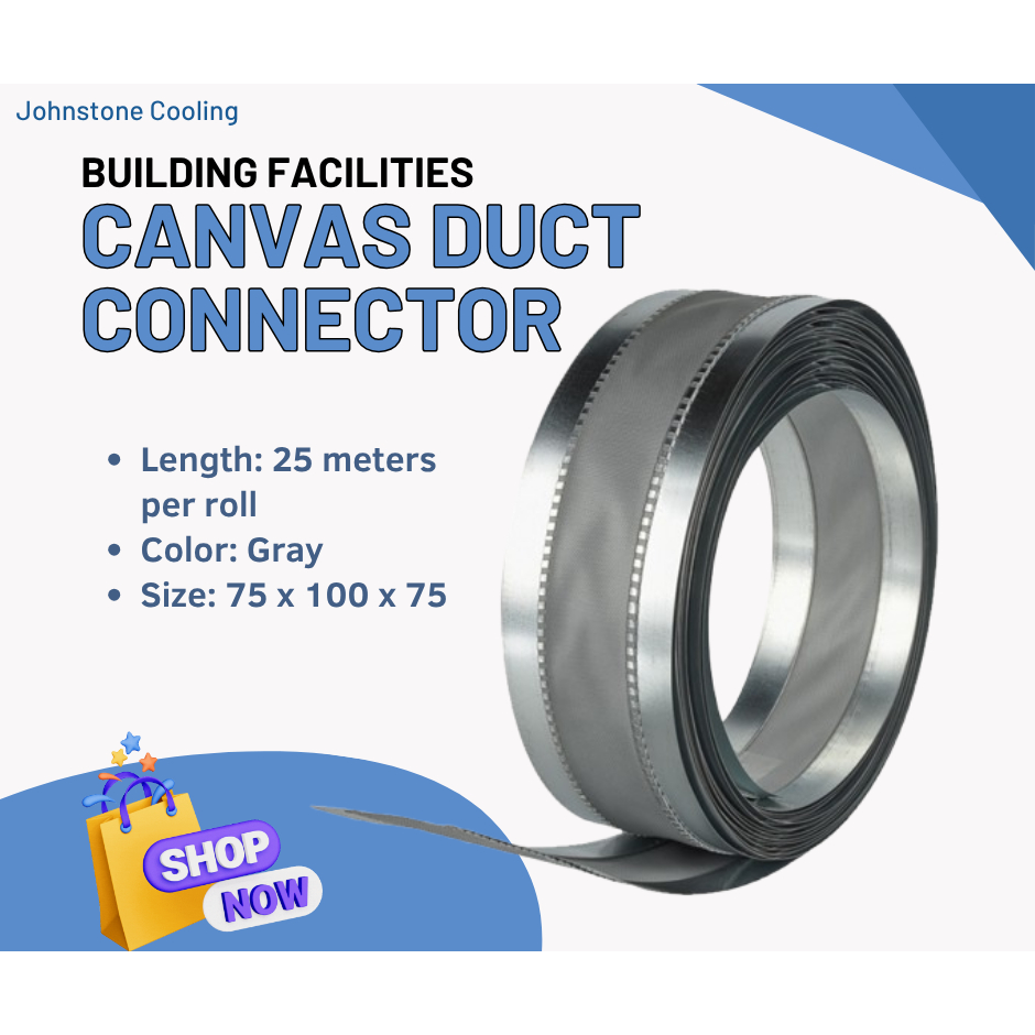 Canvas flexible duct connector, Duct Connector for HVAC | Shopee ...