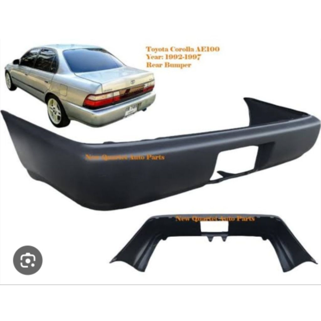 REAR BUMPER (Plastic) for Toyota Corolla EE100 AE101 Big Body 1992-1997 ...