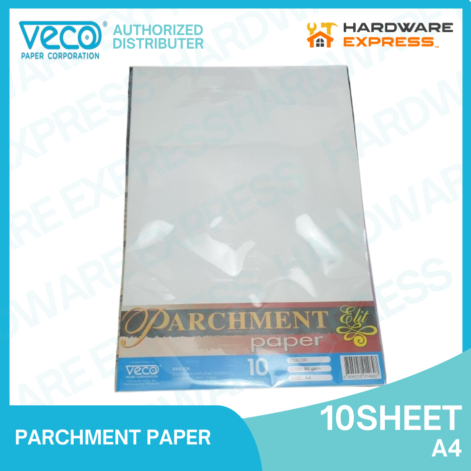 Veco Parchment Paper A4 10sheets 80GSM | Shopee Philippines
