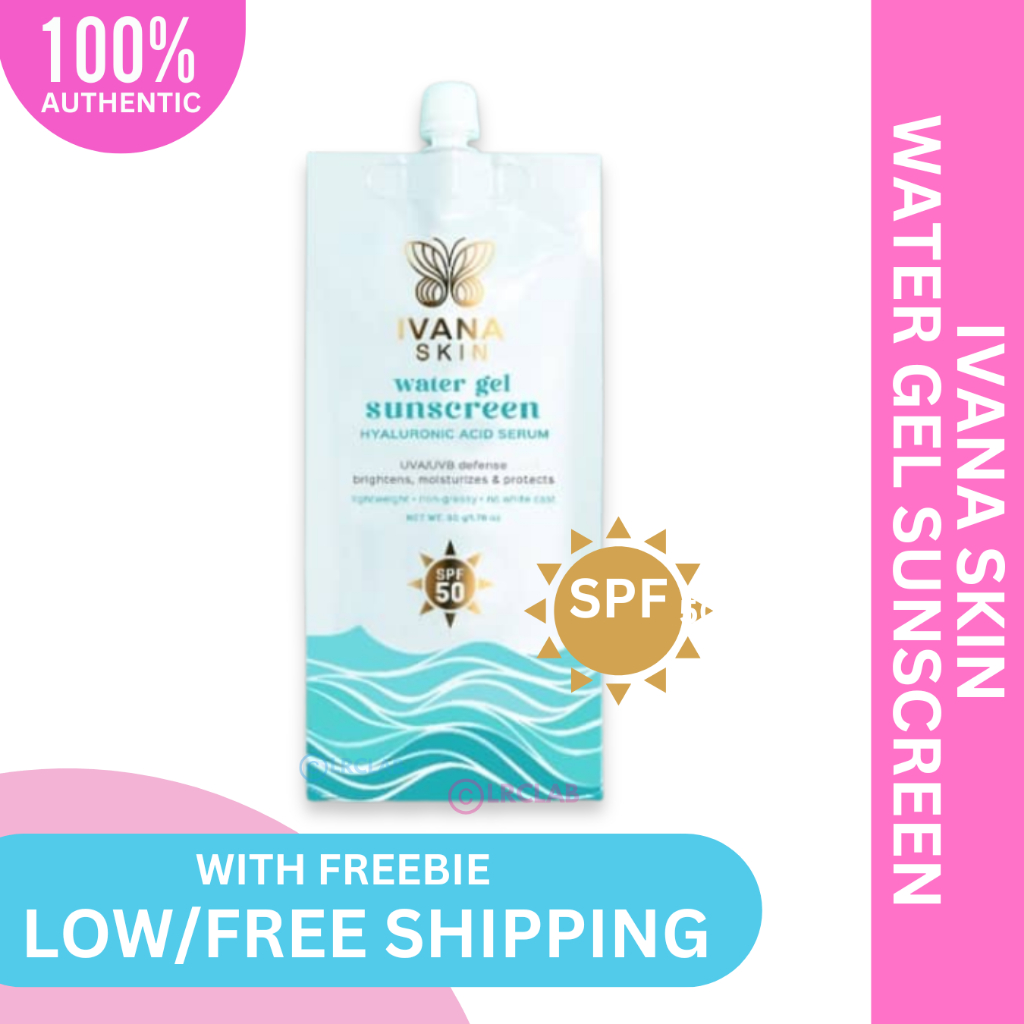 IVANA SKIN Water Gel Sunscreen • Kojic Soap • Charcoal Soap • Whipp ...