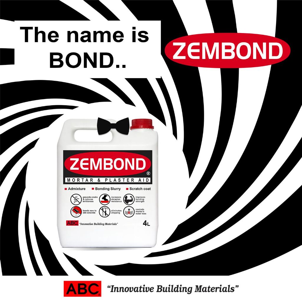 ABC Zembond Mortar and Plaster Aid 4L | Shopee Philippines