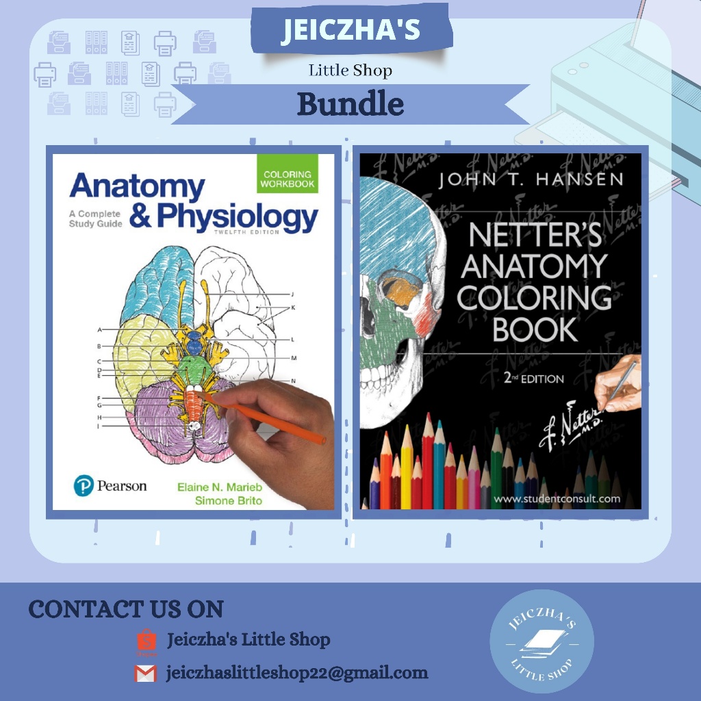 Anatomy Physiology Coloring Workbook Shopee Philippines