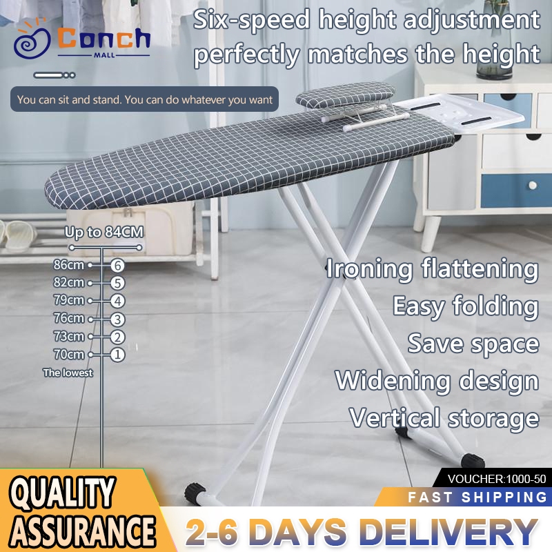 Ironing Board Set With Metal Bracket Heavy Duty Safety Cloth 36 Inch ...