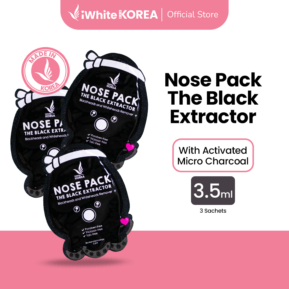 iWhite Korea Nose Pack Black Sachet 3.5ml - (Bundle of 3) | Shopee ...