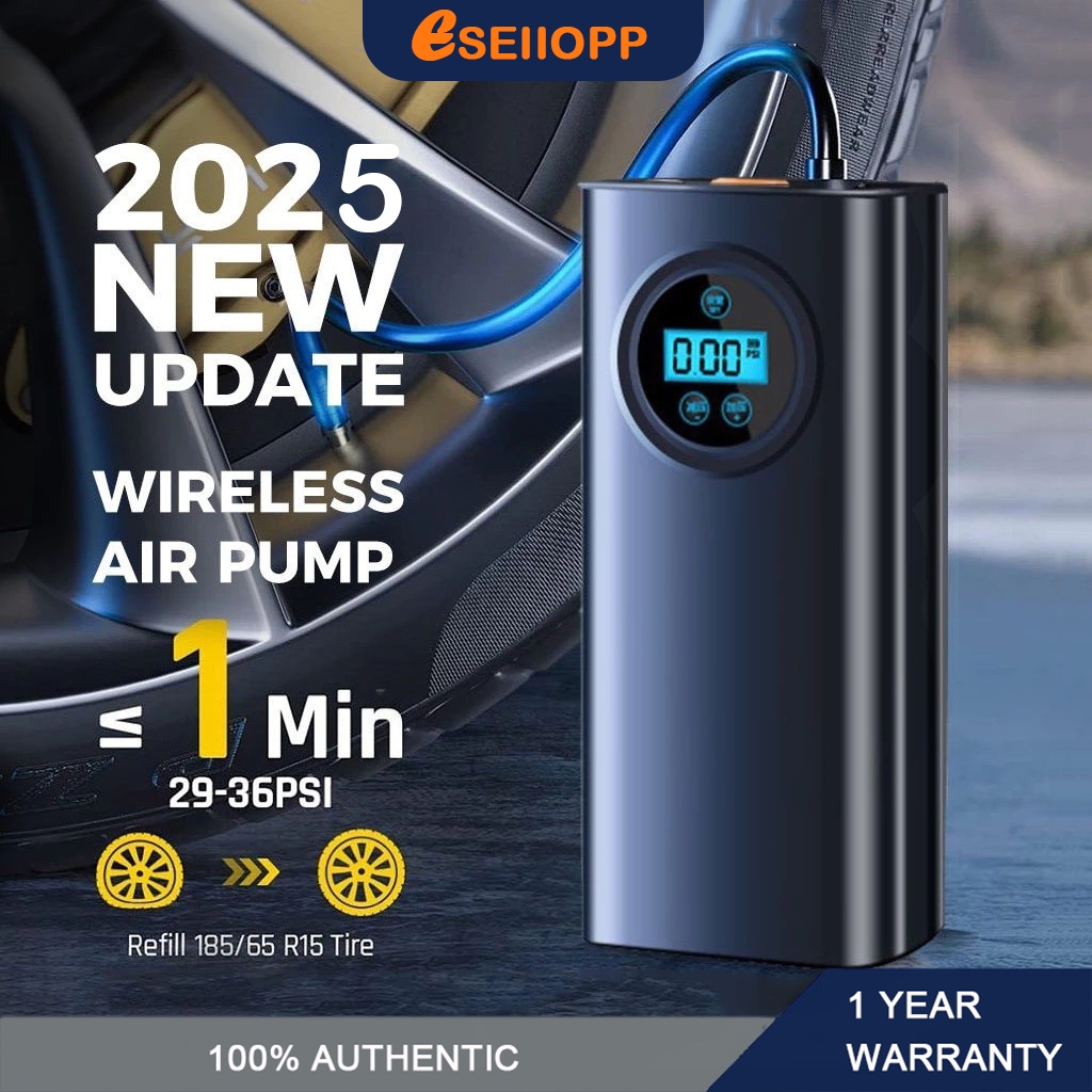 ESEIIOPP Air Pump Electric Quick Inflating Portable 150PSI Rechargeable ...