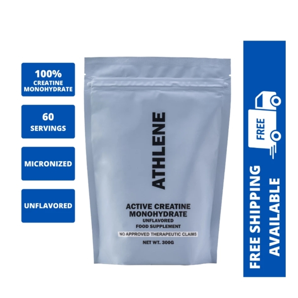 ACTIVE Creatine Monohydrate 300g 60 Servings | Shopee Philippines