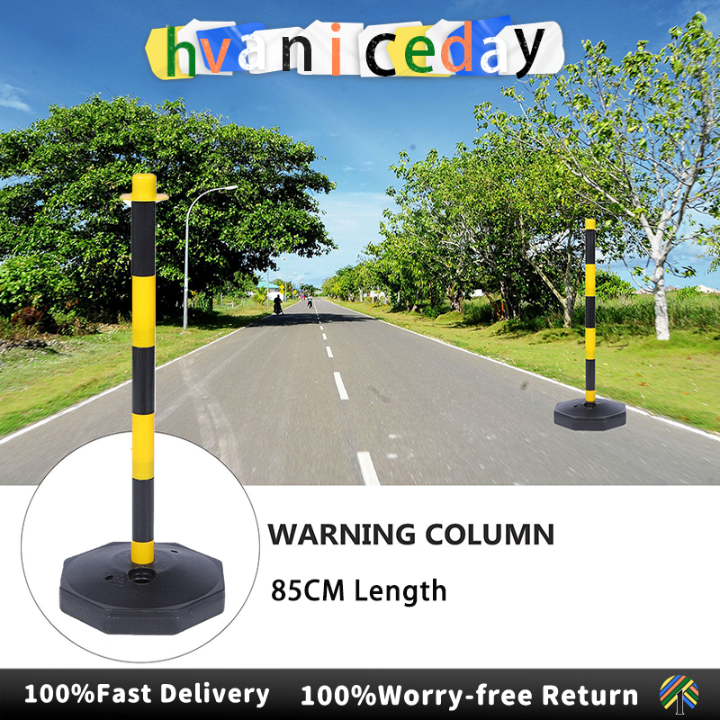 PE Stanchion Post Traffic Delineator Cones Parking Pole Barrier ...