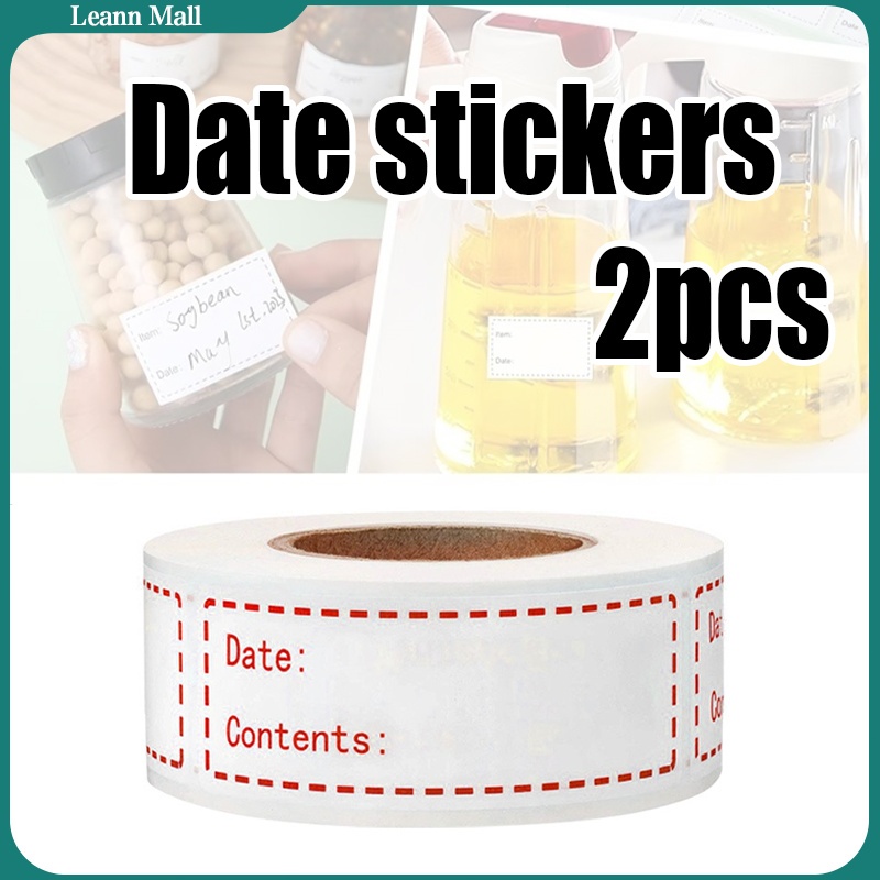 Freezer Food Labels Date Stickers For Labeling Food Storage Boxes ...