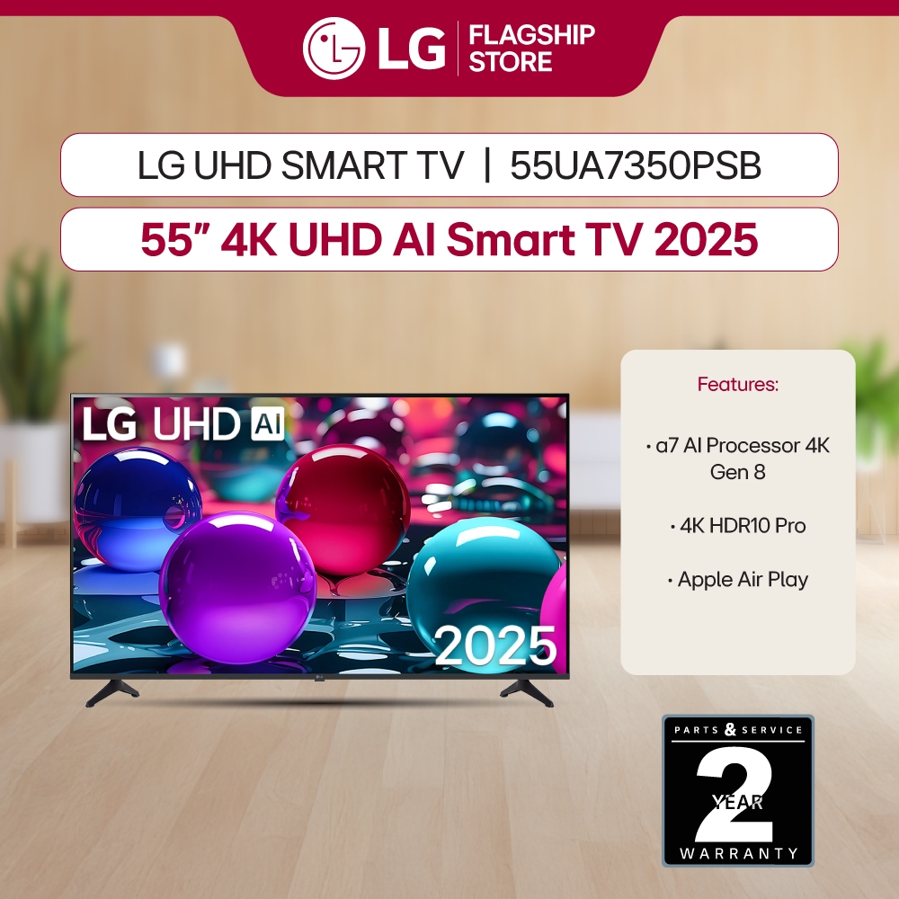 [NEW] LG UHD AI Smart TV - 55 Inch LG UHD AI 4k Smart TV 55UA7350PSB ...