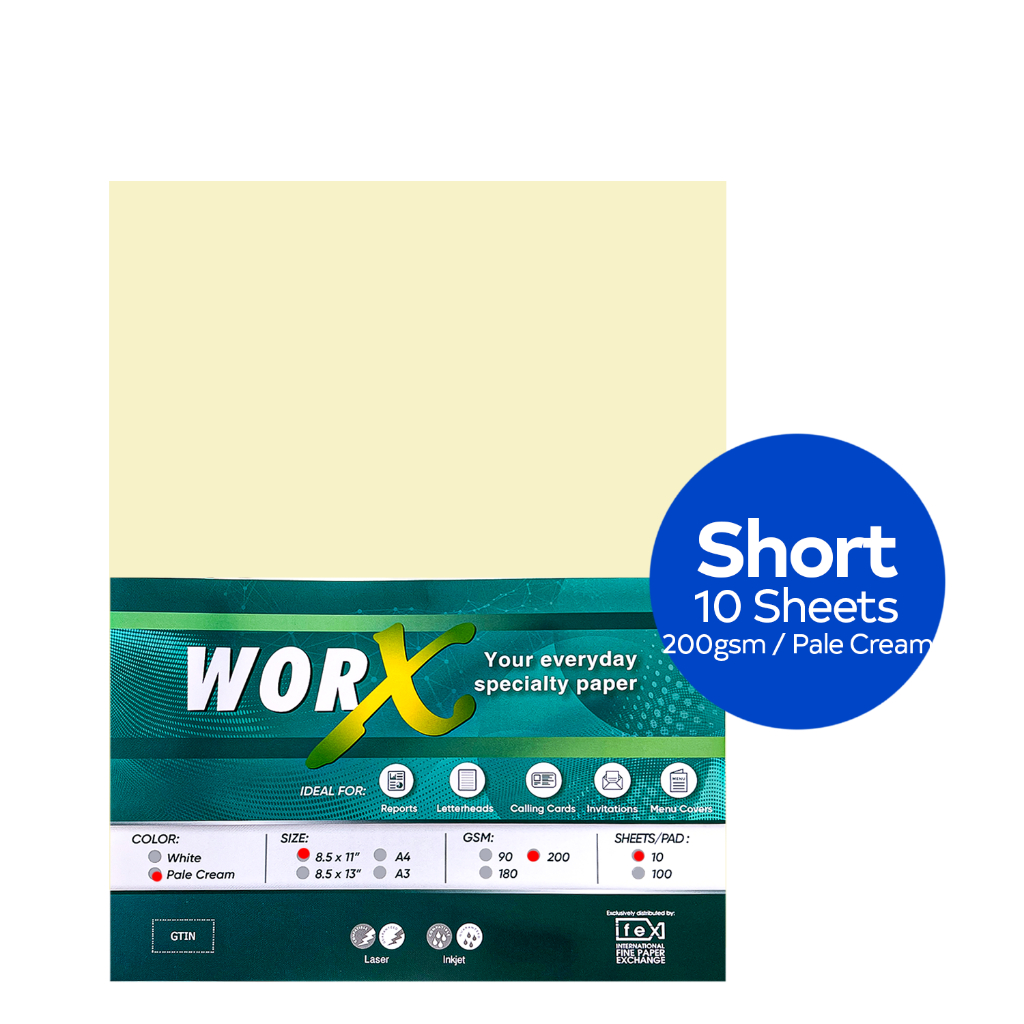 Worx Board A4 200gsm Pale Cream 10s | Shopee Philippines