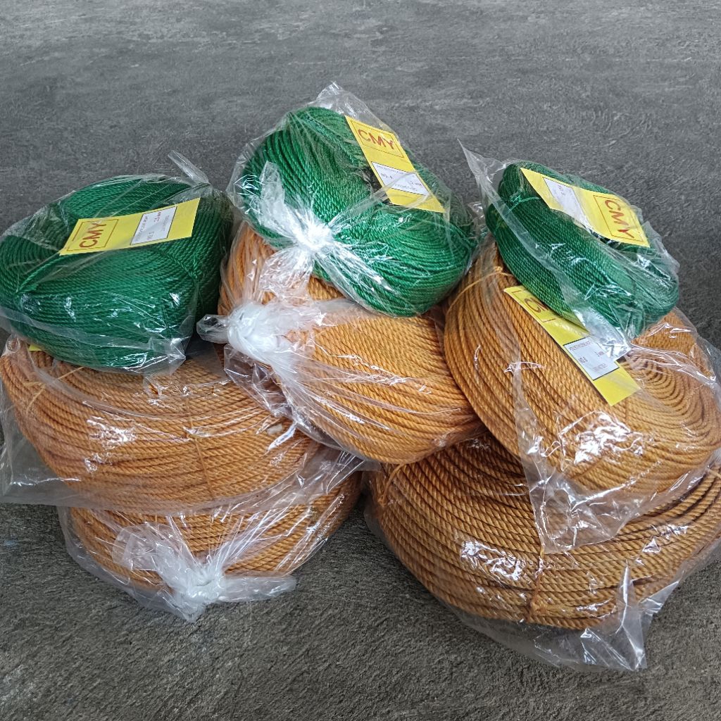 Lubid Tali Heavy Duty POLYETHYLENE ROPE / NYLON ROPE CMY #3,4,5,6,7,8,9 ...