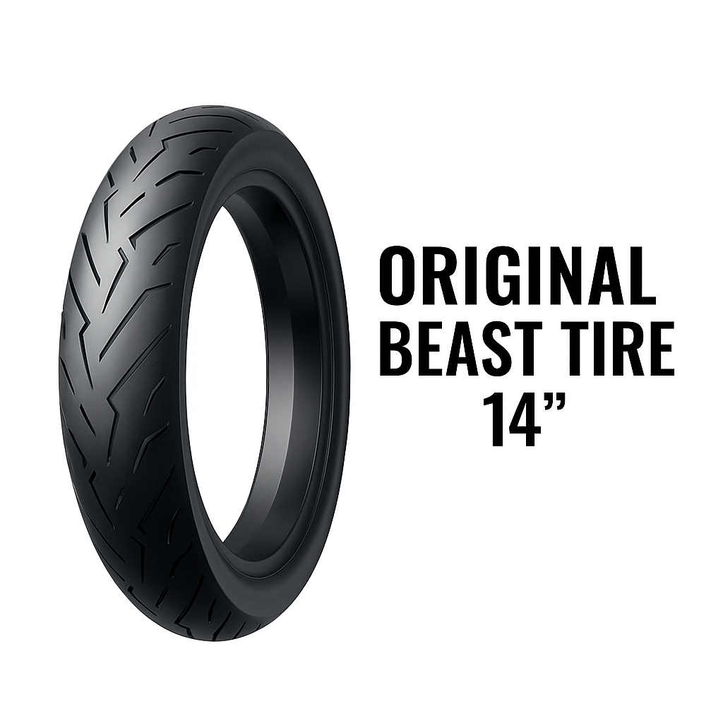 ORIGINAL BEAST TIRE (BY 14) TUBELESS P6240 (FREE SEALANT AND PITO) FOR ...
