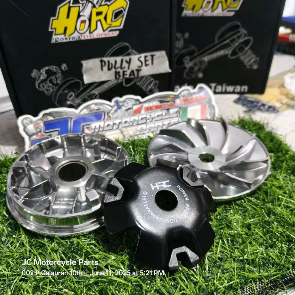 HIRC PULLEY SET FOR HONDA BEAT FI V1 AND V2 ORIGINAL AND BRAND NEW ...