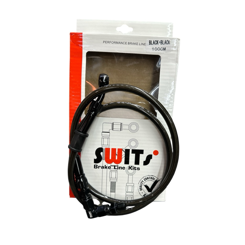 AAA Swits front brake hose 100cm for mio/wave/r150/aerox/click | Shopee ...