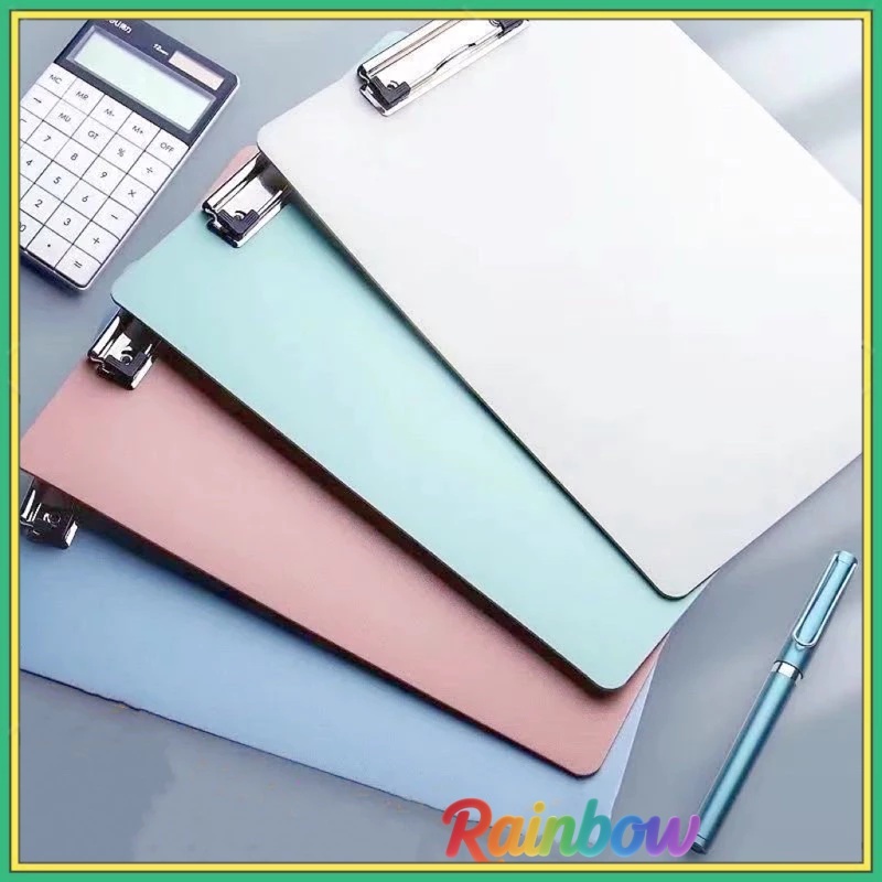 A4 Clip Board Writing Pad Hard Board Long Clip Pad File Paper Folder ...