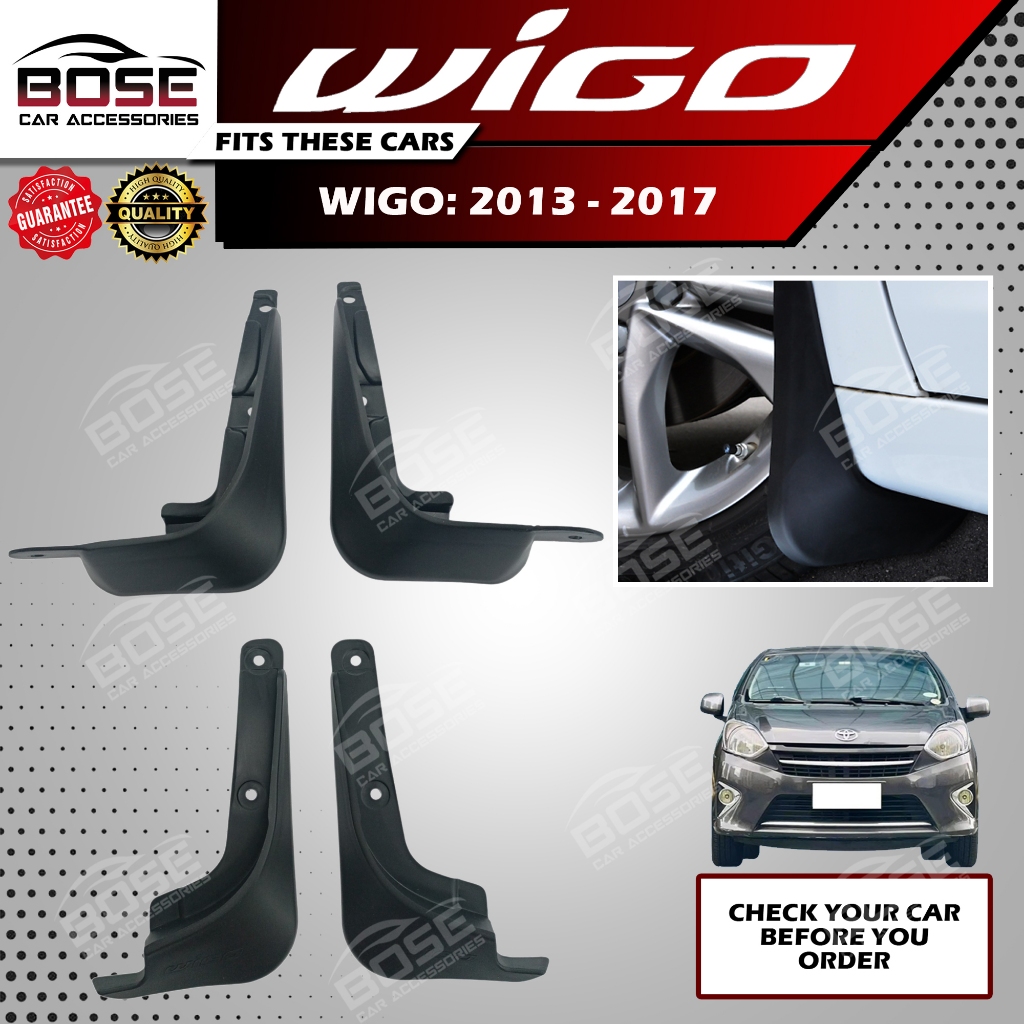 Mudguard for Toyota Wigo 2013 - 2023 Mud Guard Mud Flaps Fender Splash ...