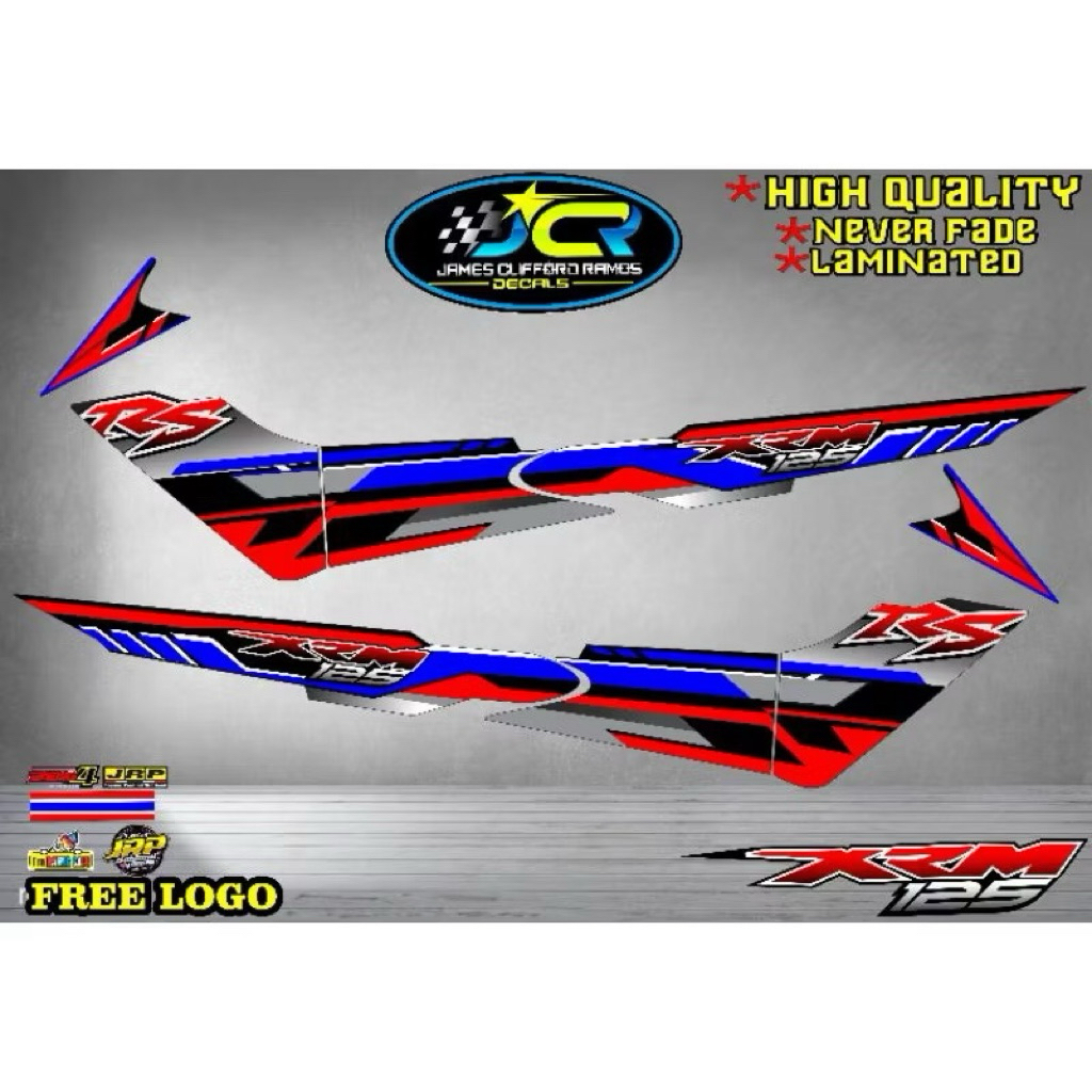 Honda Rs 125 Carb Decals Sticker Stock (XRM Design) | Shopee Philippines