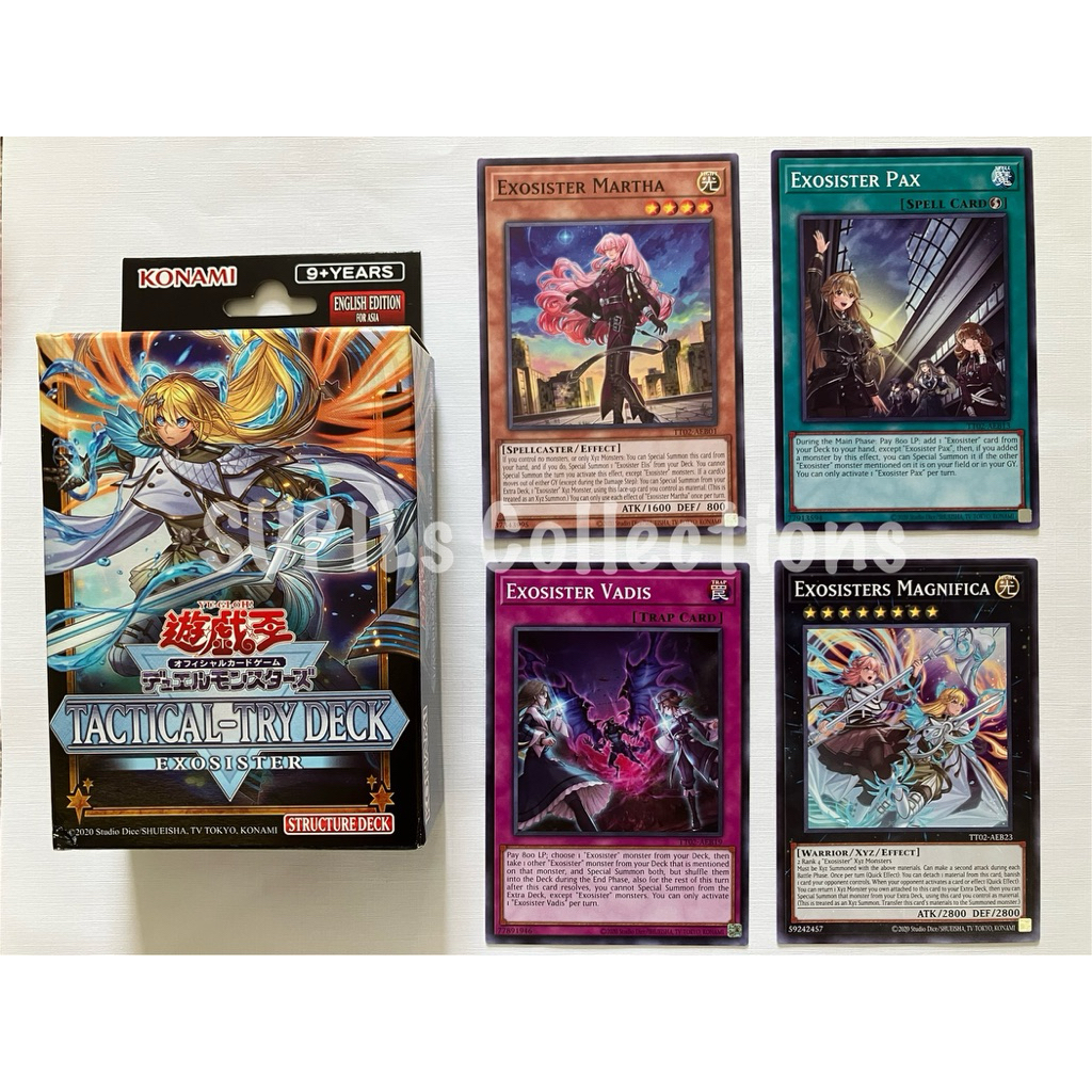 YuGiOh! OCG AE Tactical-Try Deck Exosister TT02-AEB (N) (Singles) | Shopee Philippines