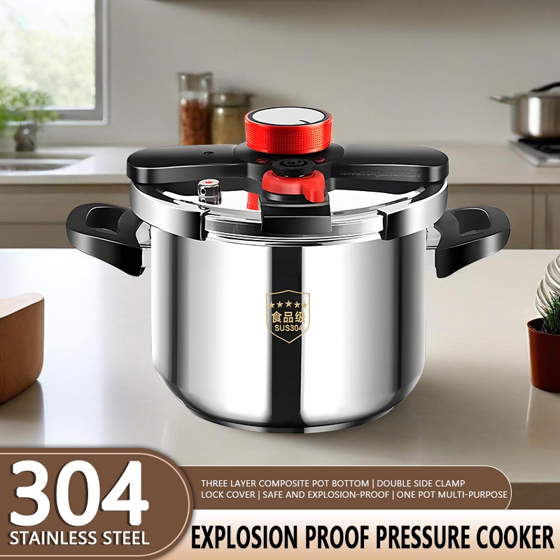 Stainless steel pressure cooker explosion proof big pressure cooker ...