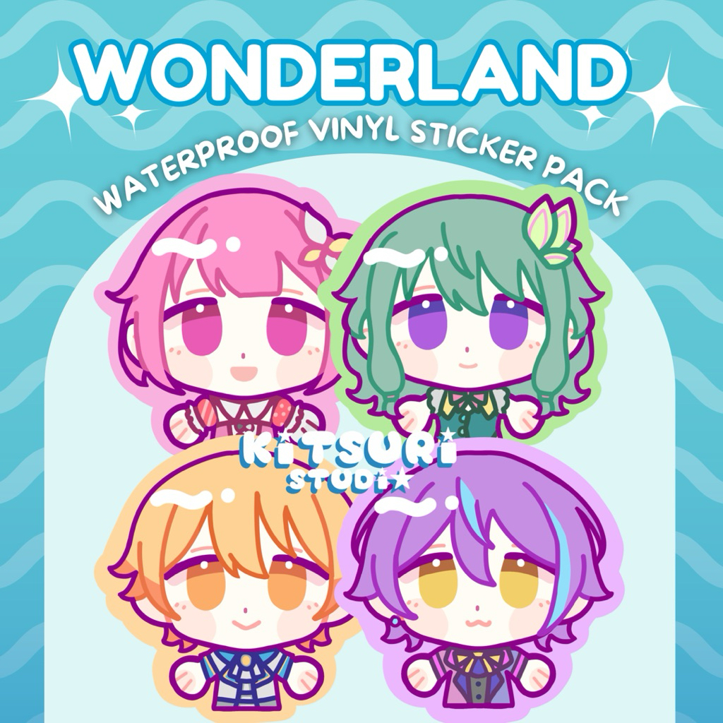 Kitsuri Studio★Project sekai wonderland x showtime vinyl waterproof ...