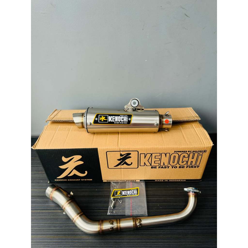 KENOCHI PIPE K2 V1 V2 BLACK STAINLESS CLICK MIO NMAX AEROX BEAT PCX160 ...