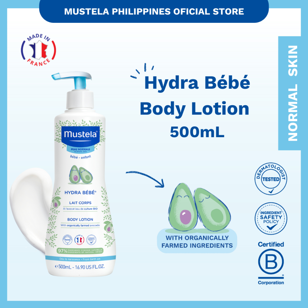 Mustela Hydra Bebe Body Lotion 500ml- Naturalness V2 | Shopee Philippines