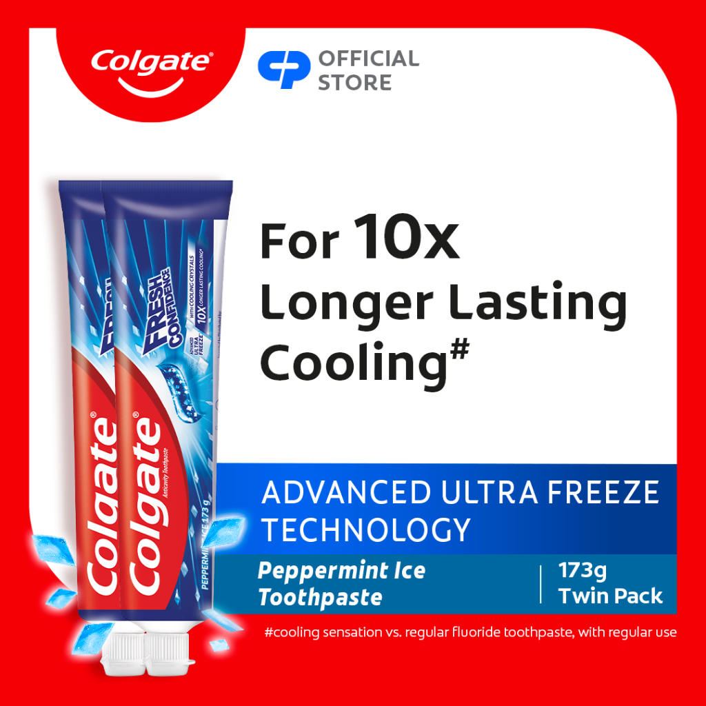 Colgate Fresh Confidence Gel Toothpaste with Cooling Crystals ...