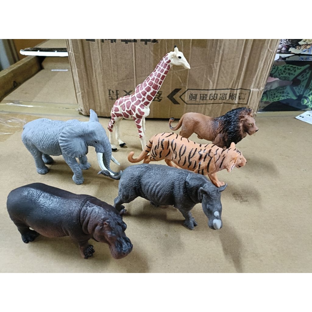 wild animals set of 6 figures | Shopee Philippines