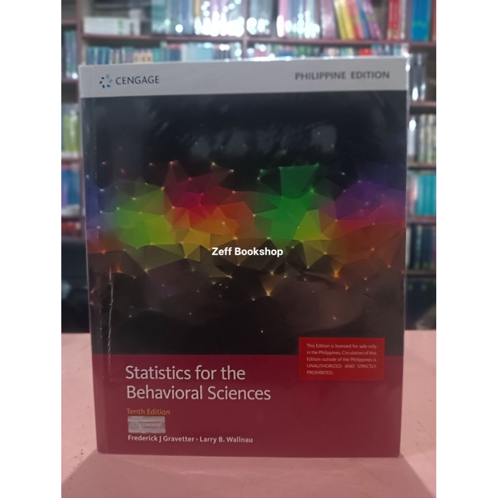 Statistics for Behavioral Sciences 10th Edition by Gravetter/Wallnau | Shopee Philippines