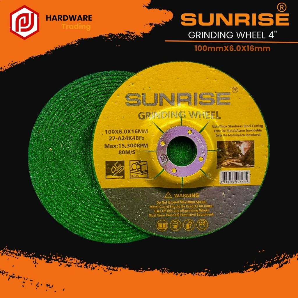 Sunrise Grinding wheel 4' 1 piece-bfl | Shopee Philippines