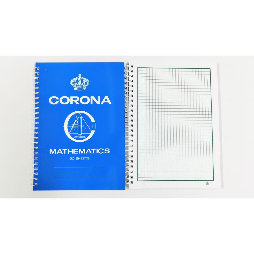 Corona Math Graphing Notebook 60 100 Leaves 3 Sizes | Shopee Philippines