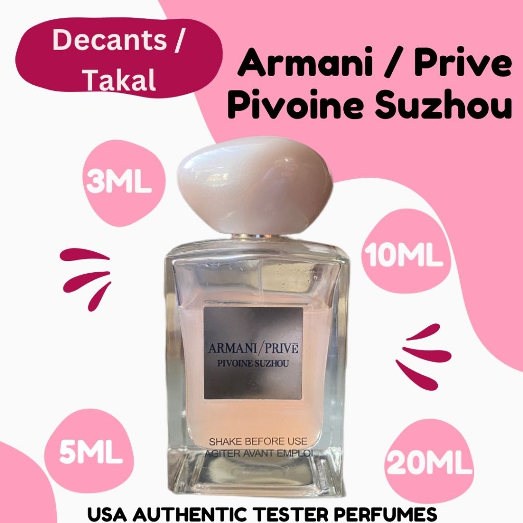 DECANT | TAKAL Authentic USA Tester Perfumes Armani Prive | Shopee ...