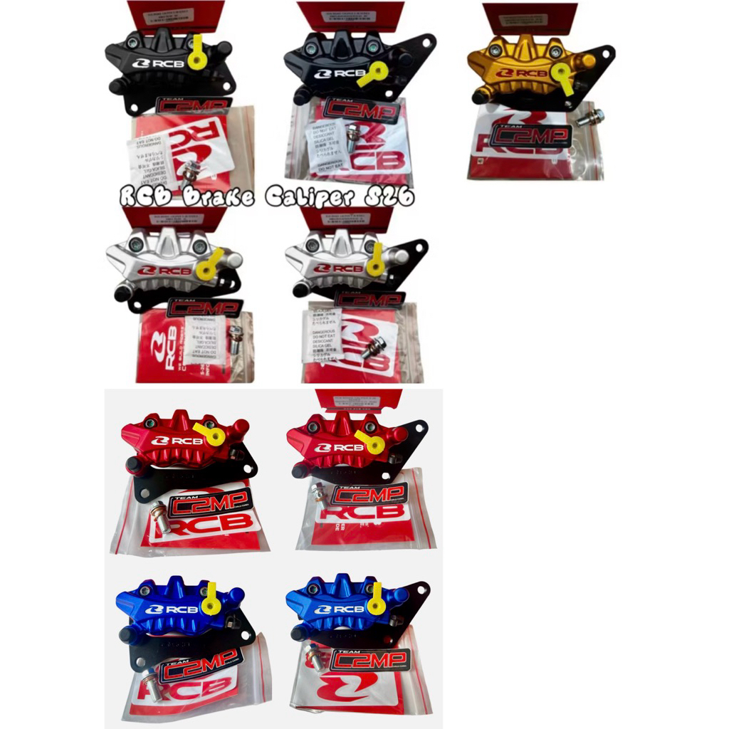 RCB Caliper S26 for Aerox (Front) Nmax v1 and v2 and Front Mio Soul i ...