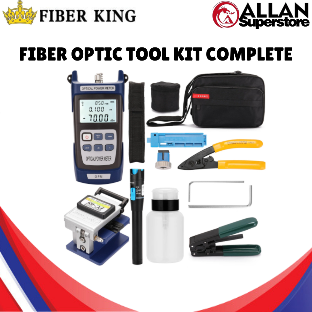 Fiber King Complete FTTH Installation & Repair Set | Includes Stripper ...