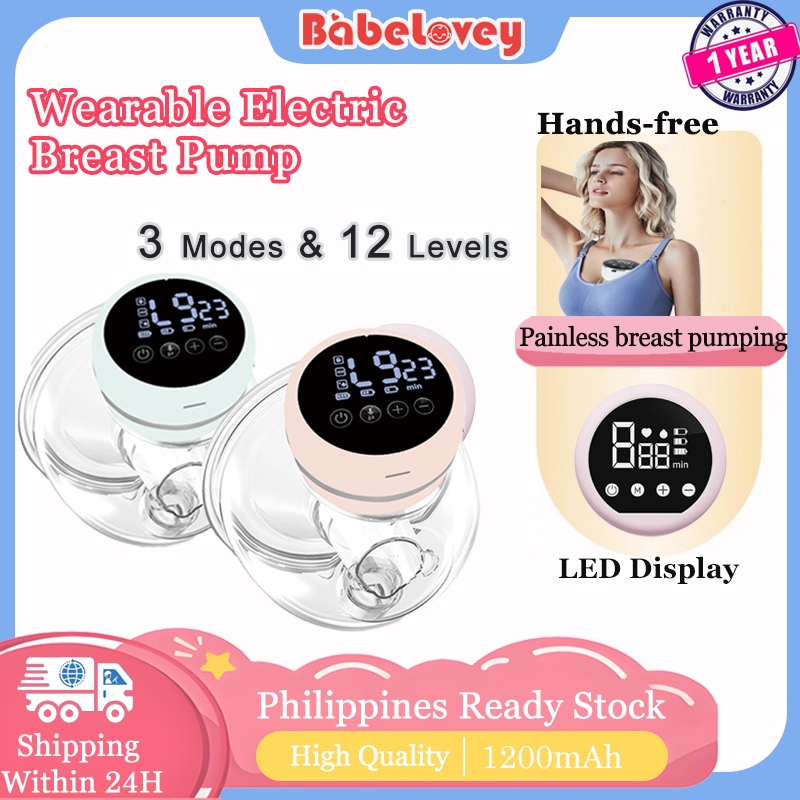 Electric Breast Pump Hands-Free Wearable Breast Pump Rechargeable ...