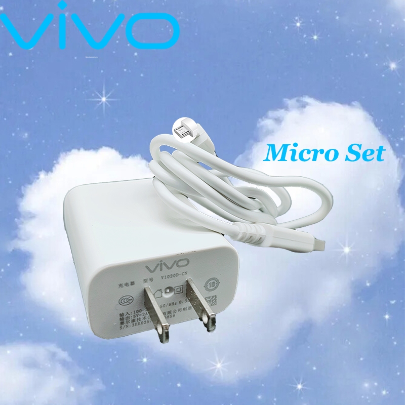 Original Fast Charger Vivo Charger 25W Micro USB/Type-C Cable Adapter ...