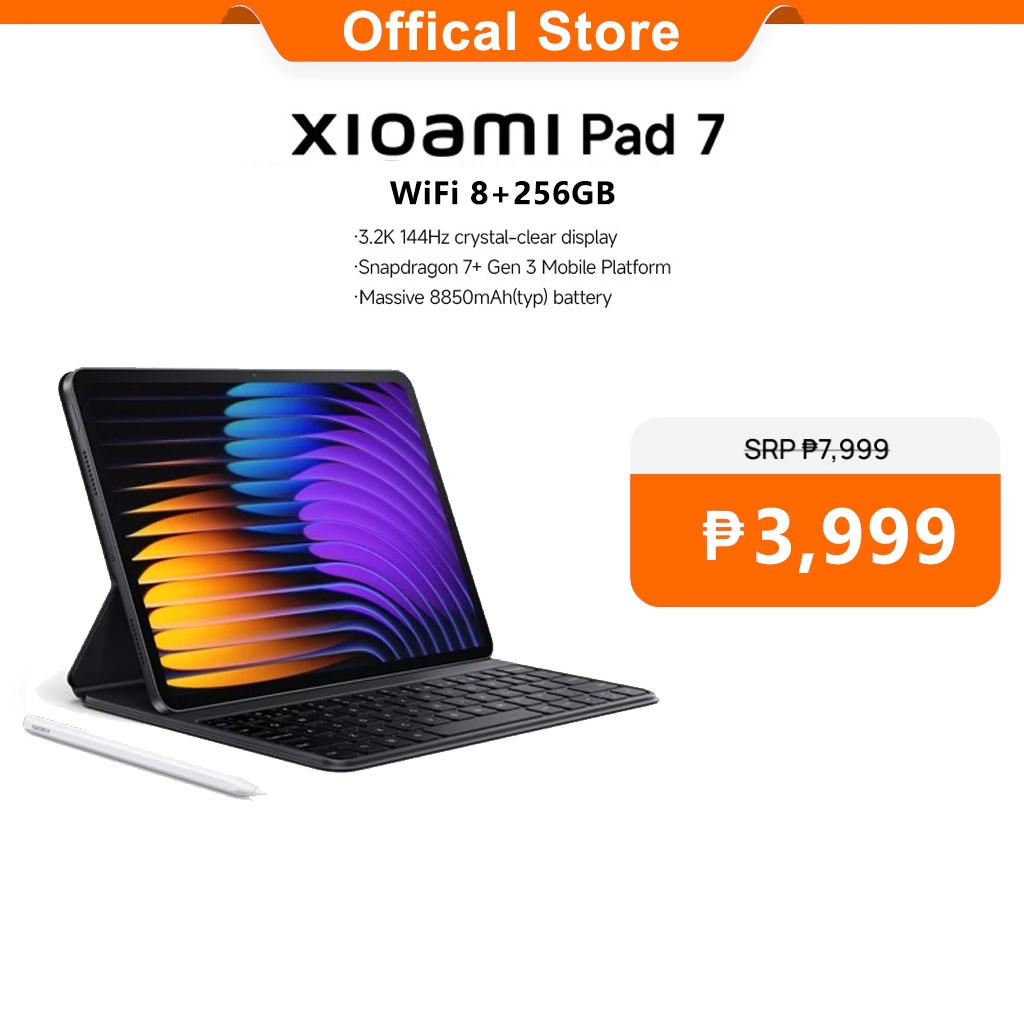 Tab Mi Pad 7 16+512GB Gaming Tab 8850mAh Android13 Tablet Global ...