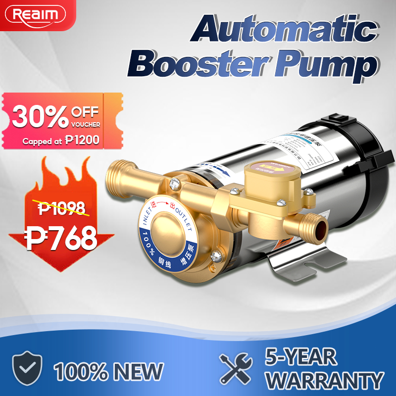 REAIM Water Booster Pump Automatic Faucet Water Pipe Booster 130/220 ...
